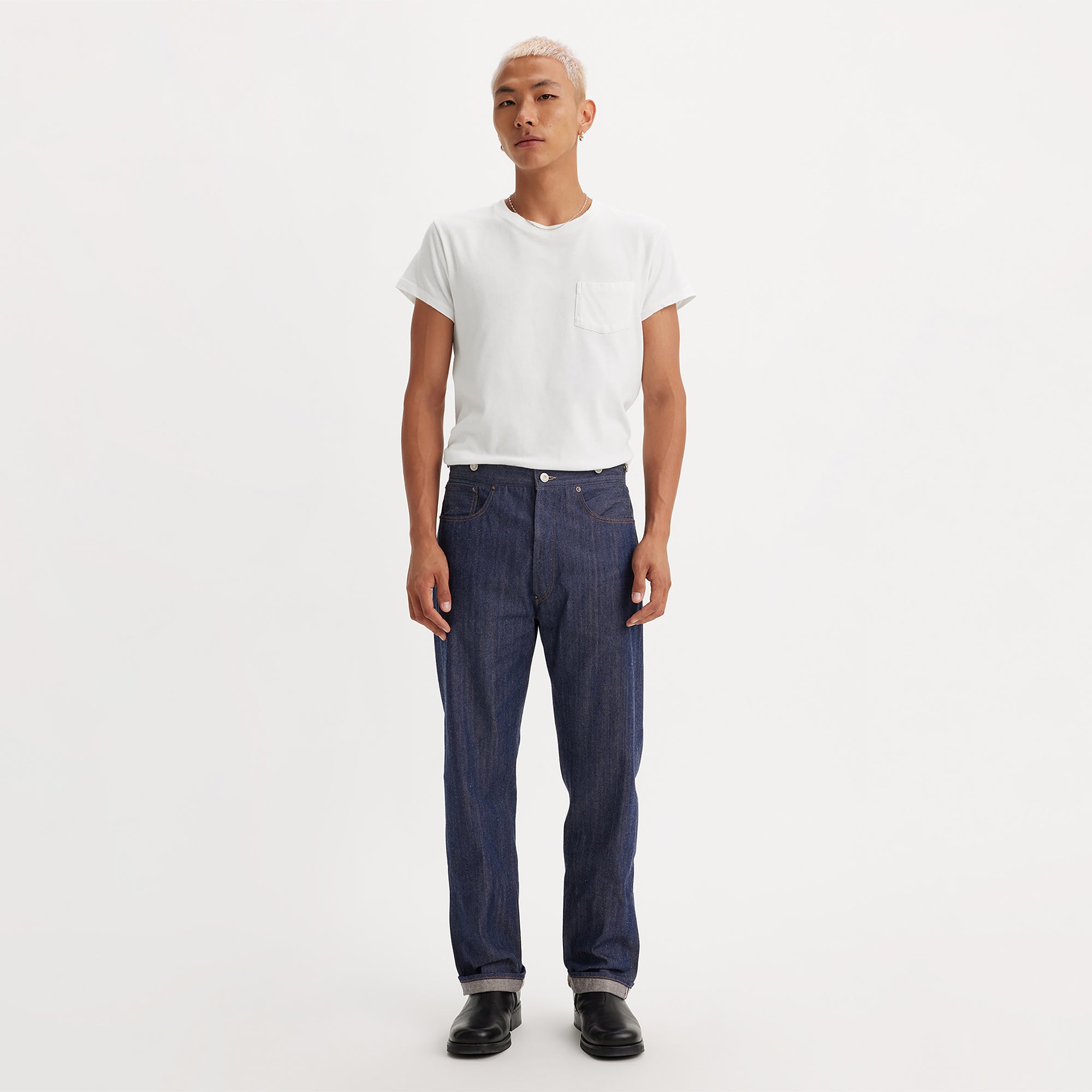 Levi's® LVC® 1890 501® 牛仔褲 | 男裝 - Blue - Dark Indigo - Flat Finish ...