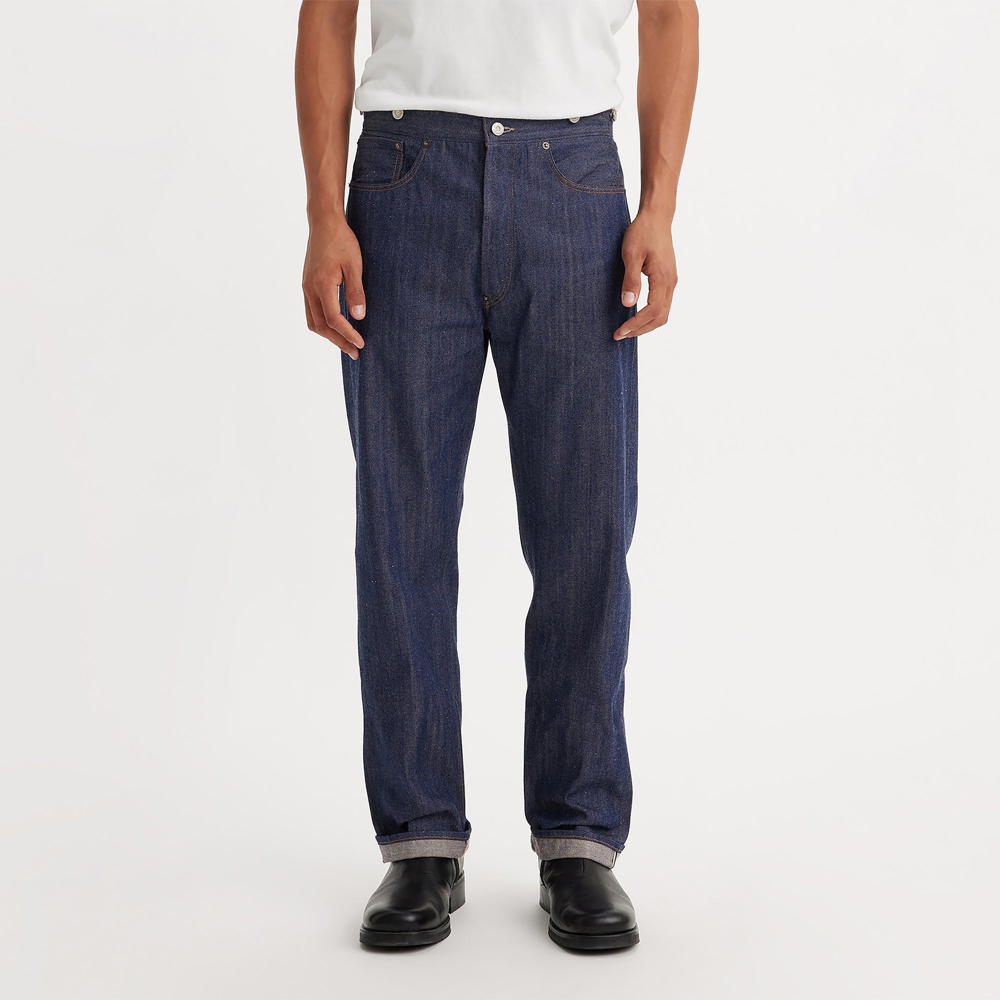 Levi's® LVC® 1890 501® 牛仔褲 | 男裝 - Blue - Dark Indigo - Flat Finish ...